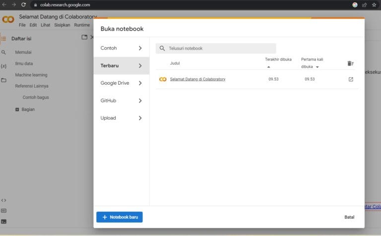 Google Colab: Alat Serbaguna untuk Pembelajaran Mesin, Ilmu Data, dan ...